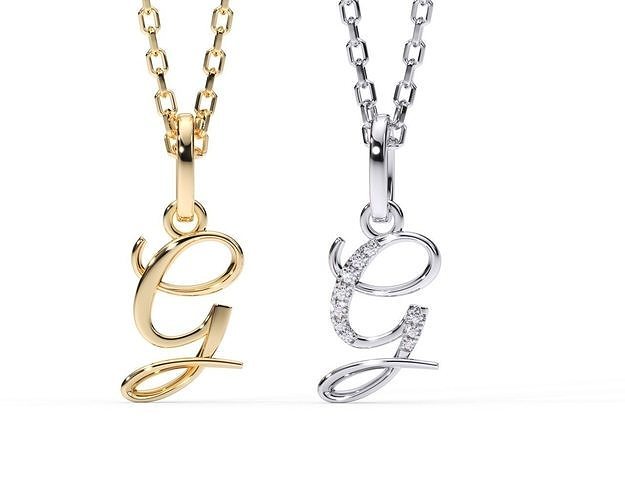 letter g 3D model 3D printable | CGTrader