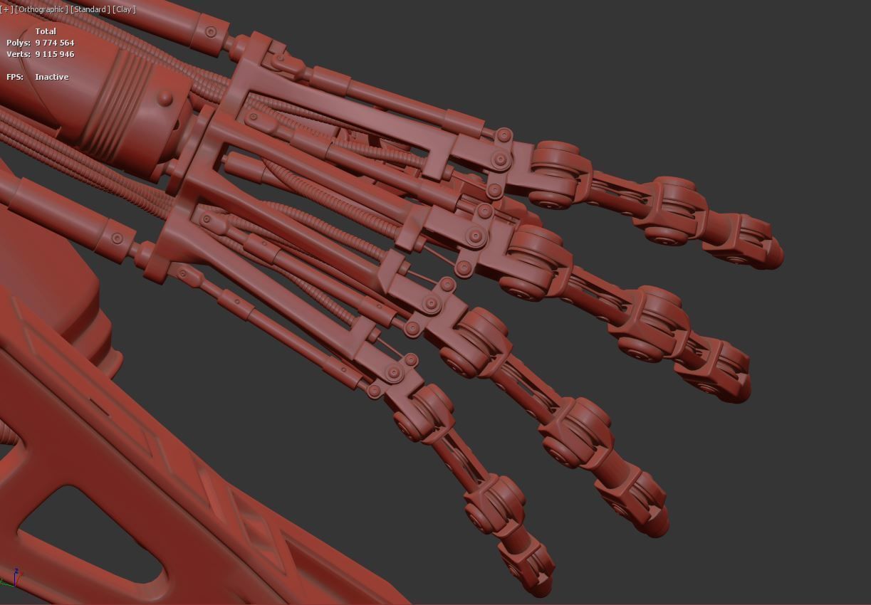 Terminator T-800 Endoskeleton Rekvizit T1 V2 3D model 3D printable ...