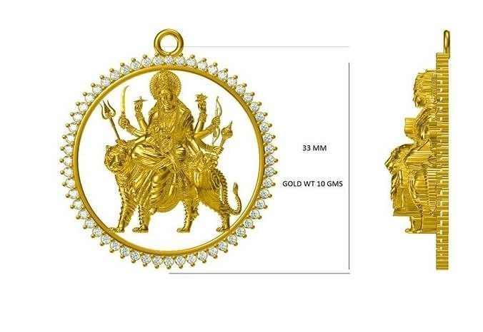 DURGA Devi 3D model 3D printable | CGTrader