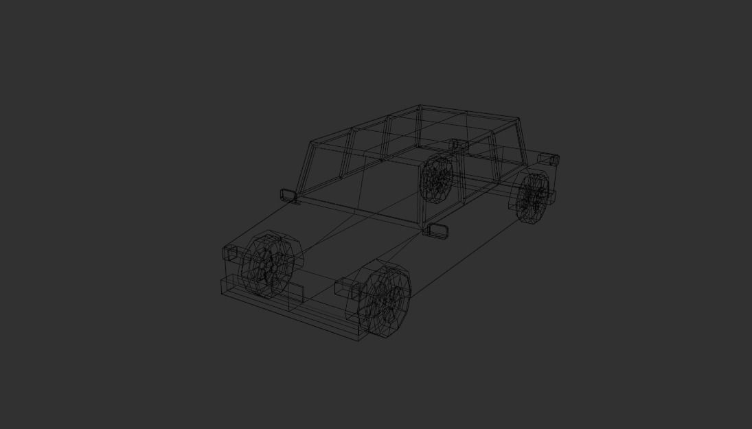 Simple cartoon car pack Style Craft free VR / AR / low-poly 3D model ...