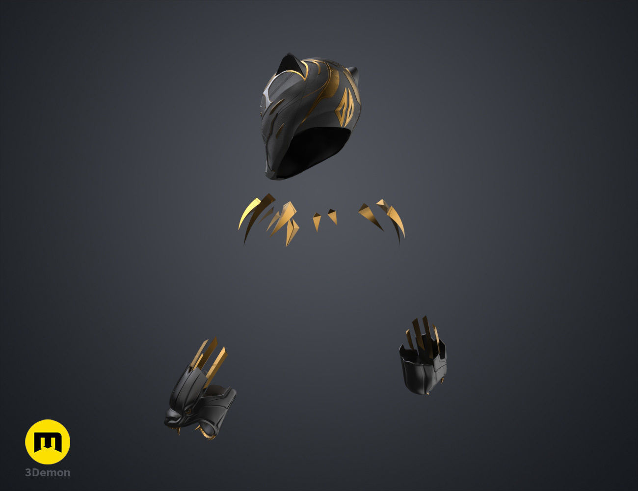 Shuris Vibranium Gauntlets - Wakanda Forever 3D model 3D printable ...