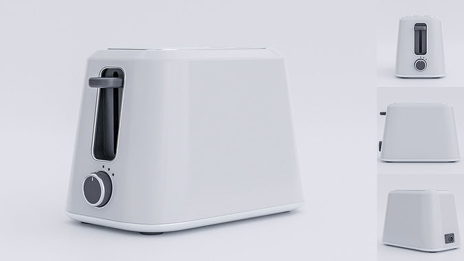 3D model Modern toaster concept VR / AR / low-poly | CGTrader