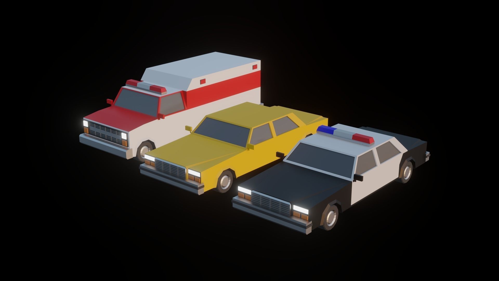Car Low Poly 3D model | CGTrader