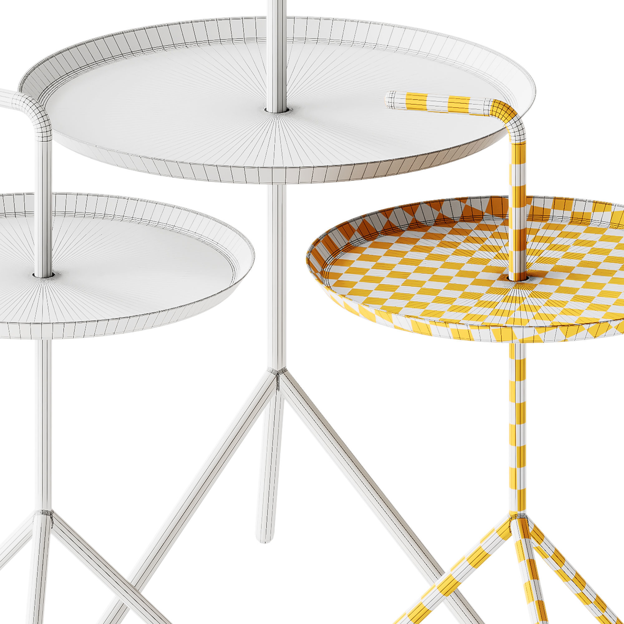 Hay DLM Side Tables 3D model | CGTrader