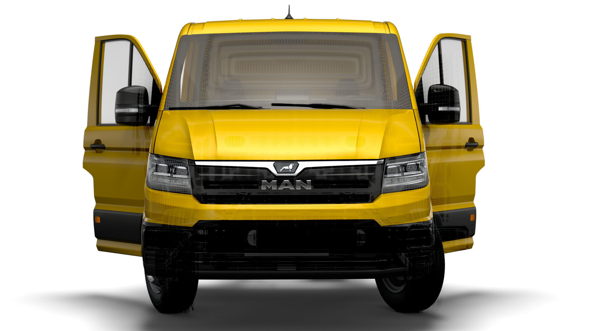 MAN TGE Chassis SingleCab L3 HQInterior 2023 3D model | CGTrader