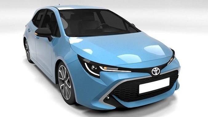 3D model TOYOTA COROLLA HATCHBACK VR / AR / low-poly | CGTrader