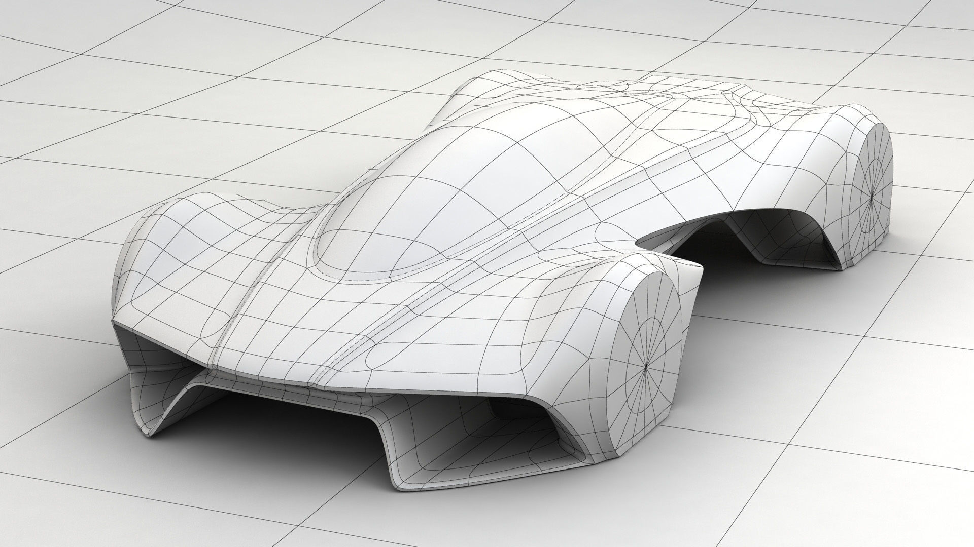 Hypercar I - basic body 3D model animated | CGTrader