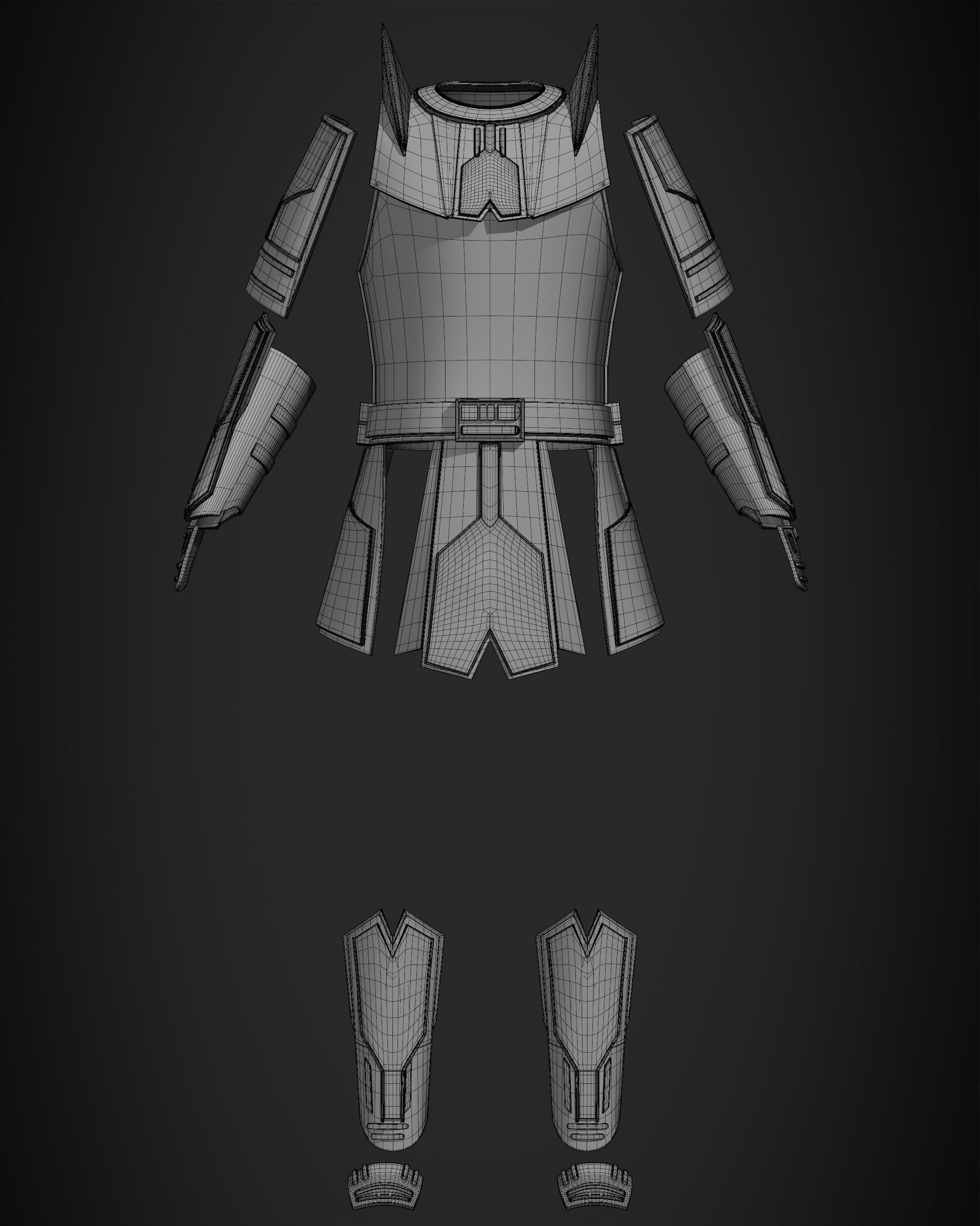 Star Wars Darth Bane Armor for Cosplay 3D model 3D printable | CGTrader