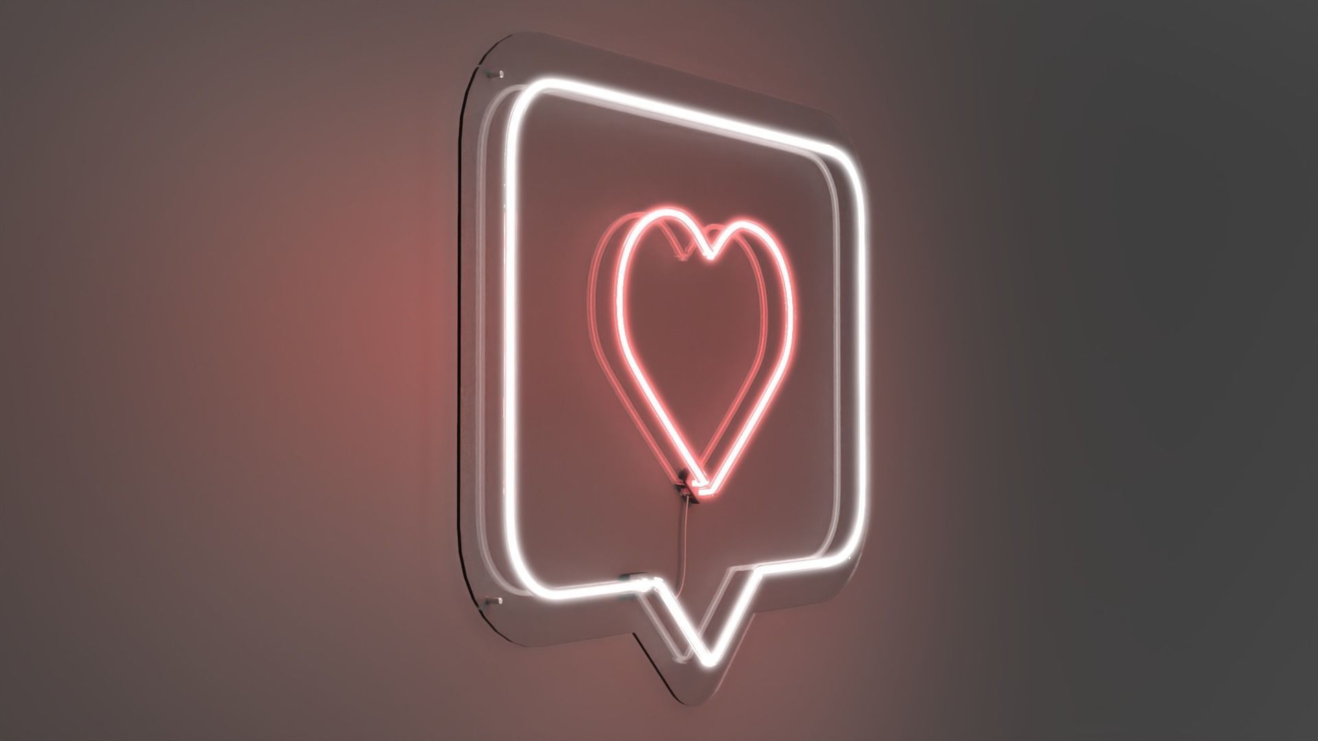 Like Icon - Neon Sign 3D model | CGTrader