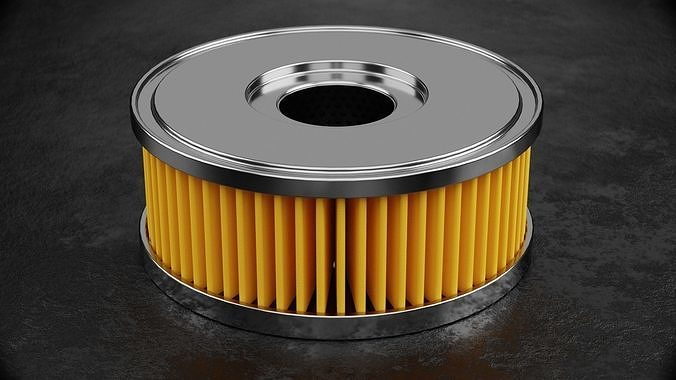 Car Filter Type F 3D model | CGTrader