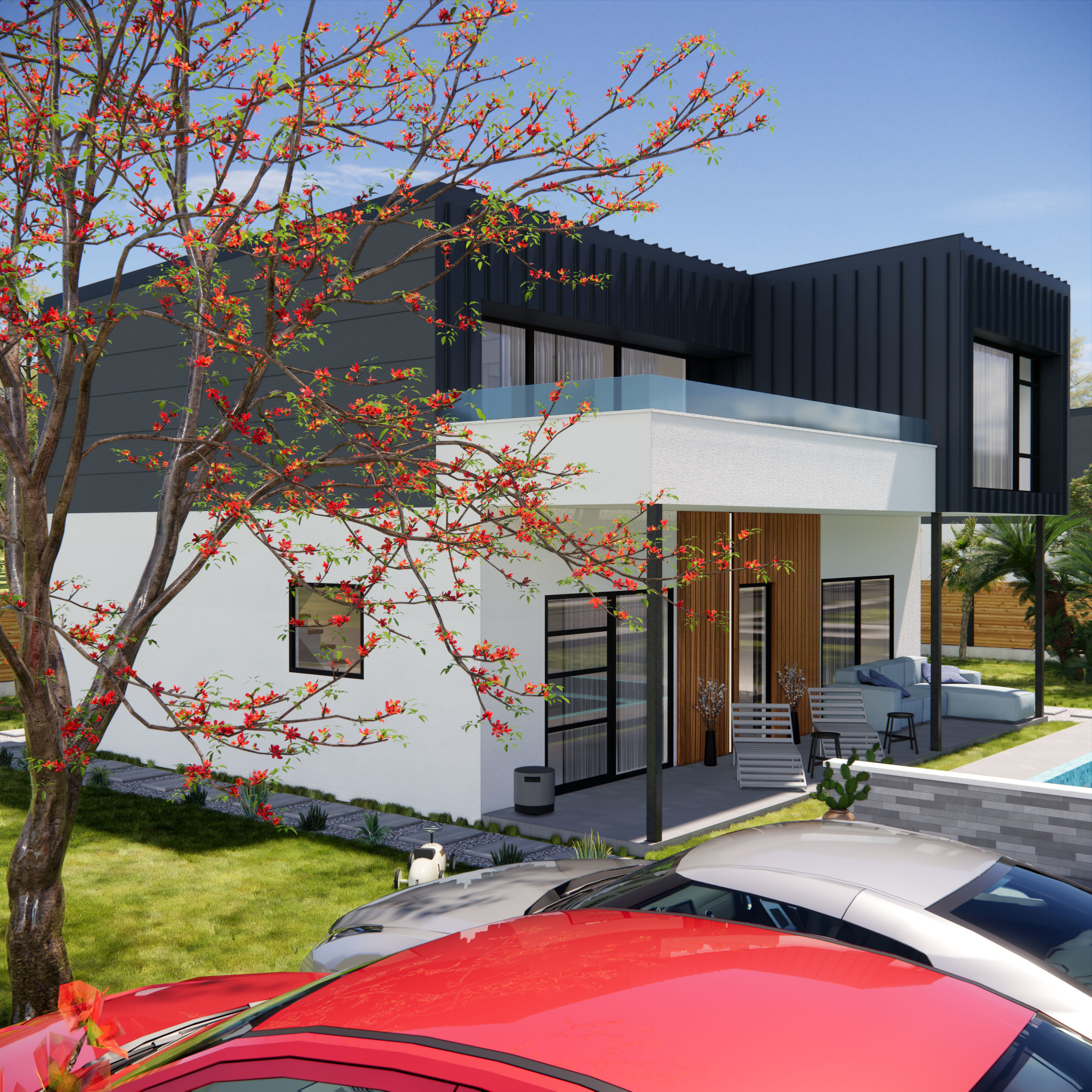 3D model sketchup enscape scene VR / AR / low-poly | CGTrader