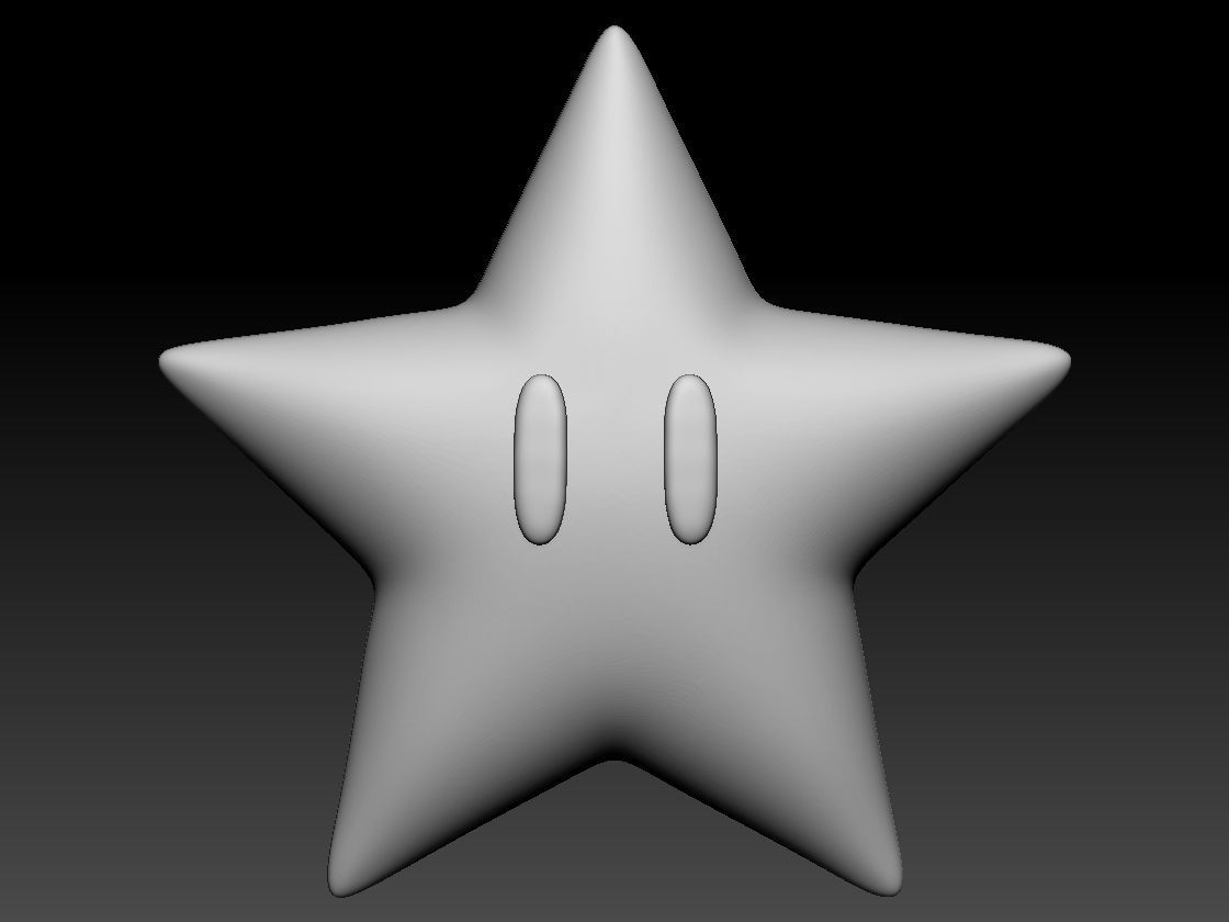 Power Star 3D model 3D printable | CGTrader