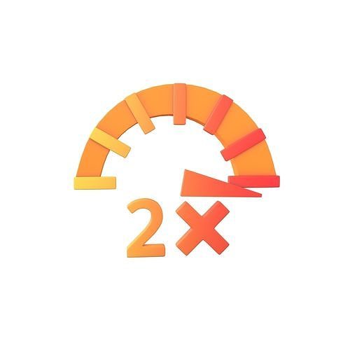 3D model Speed 2 Symbol v1 003 VR / AR / low-poly | CGTrader