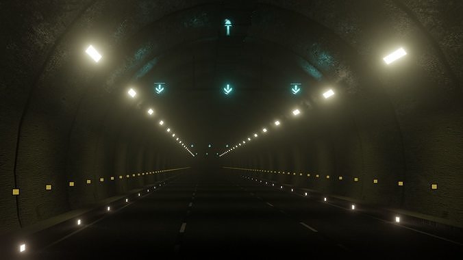 Inside Road Tunnel