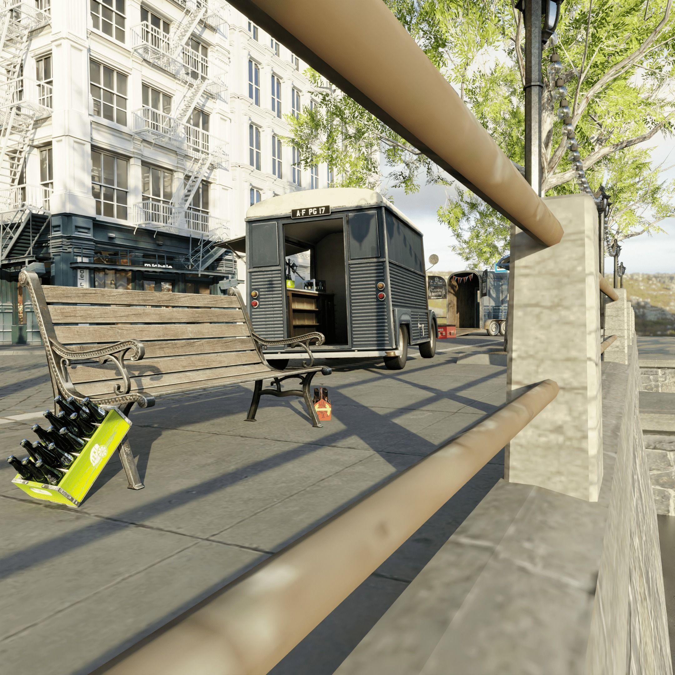 Waterfront Blender Scene - DAY 3D model | CGTrader