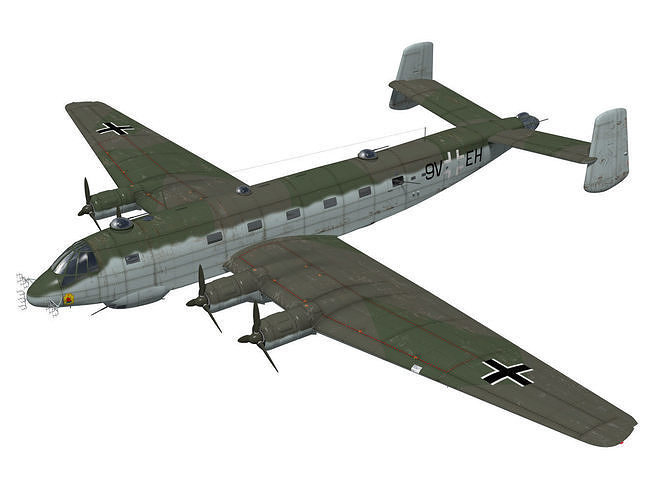 Junkers Ju290 A5 3D model | CGTrader