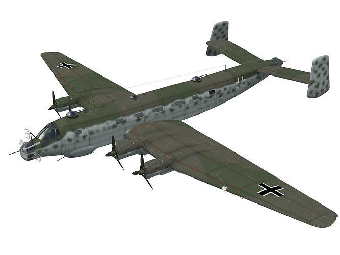 Junkers Ju290 A7 3D model | CGTrader