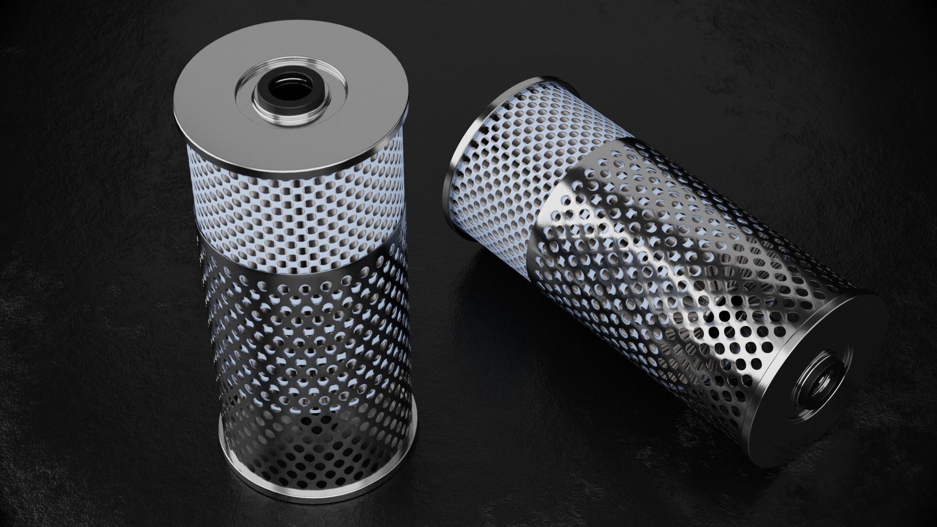 Car Filter Type K 3D model | CGTrader