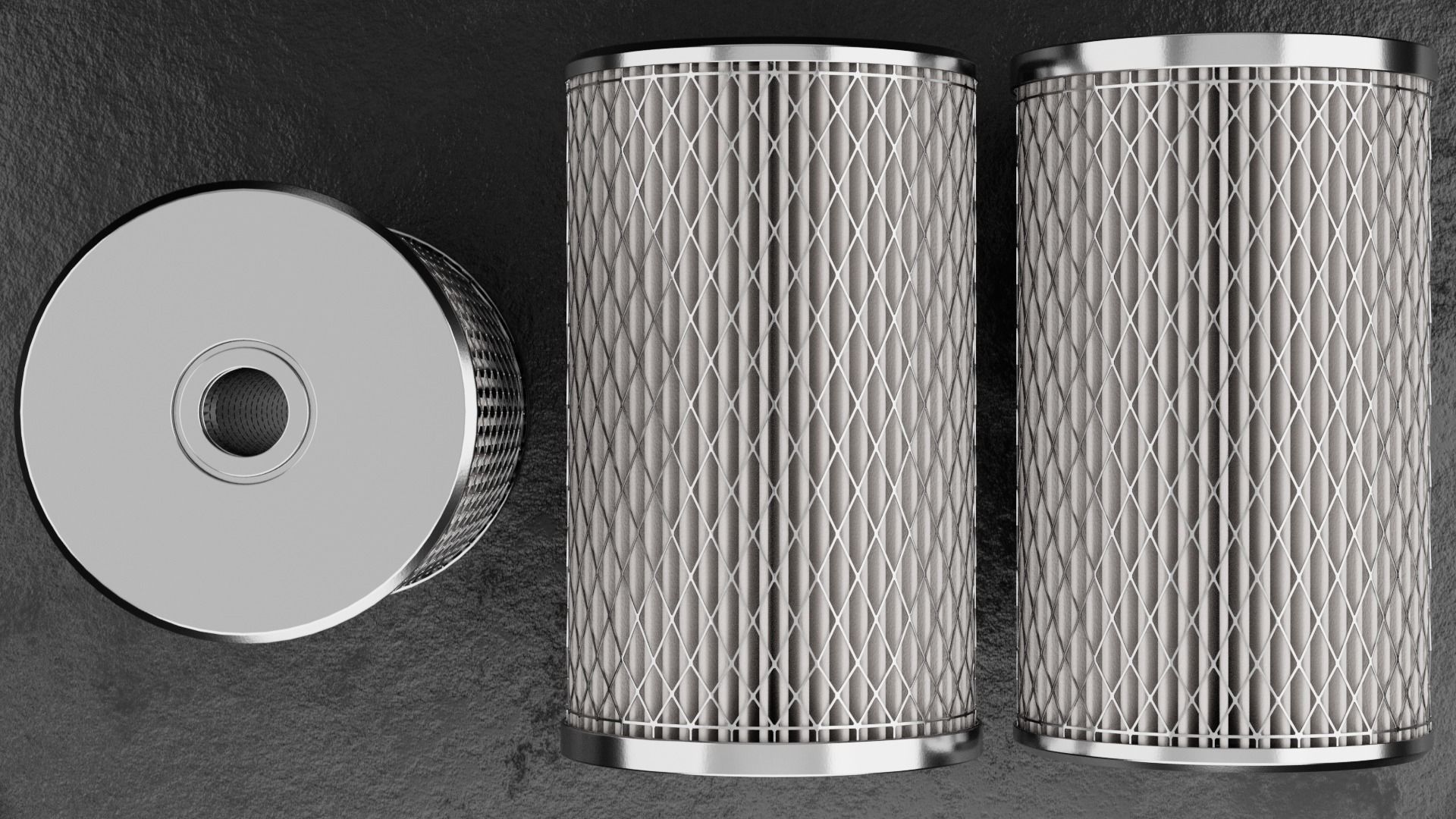 Car Filter Type M 3D model | CGTrader