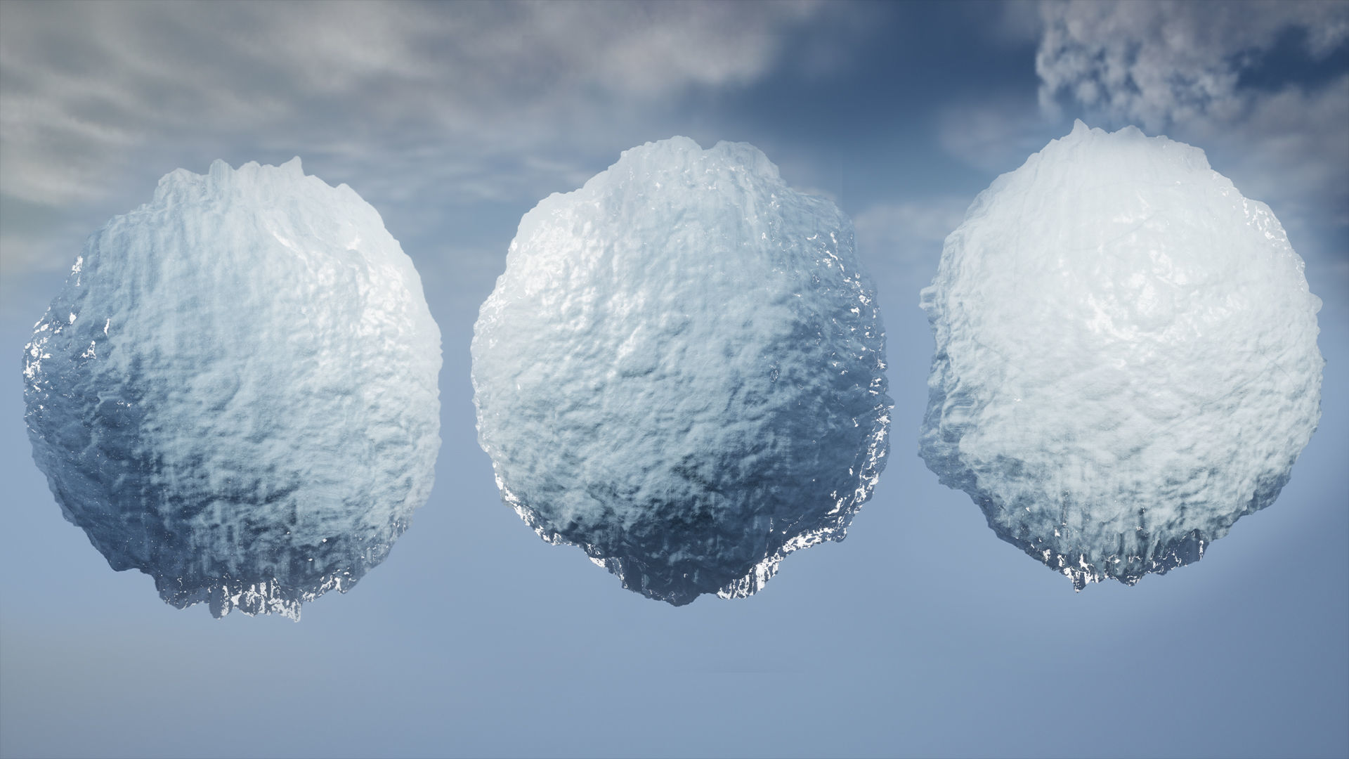 3D model Snow Material and Props 80 Assets VR / AR / low-poly | CGTrader