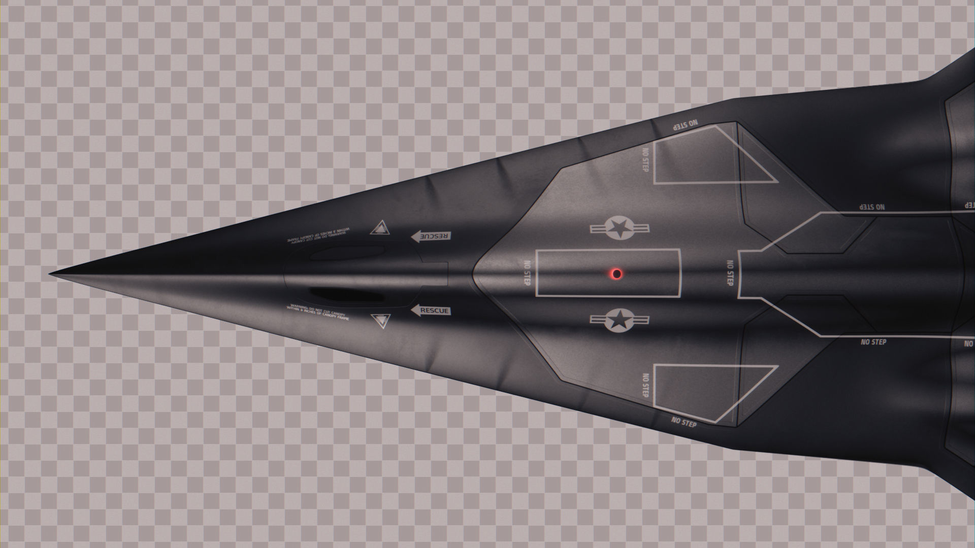 3D model SR-72 Darkstar from Top Gun Maverick VR / AR / low-poly | CGTrader