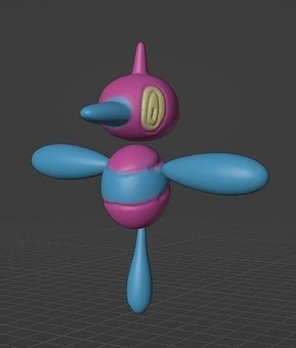 Porygon-Z 3D model 3D printable | CGTrader