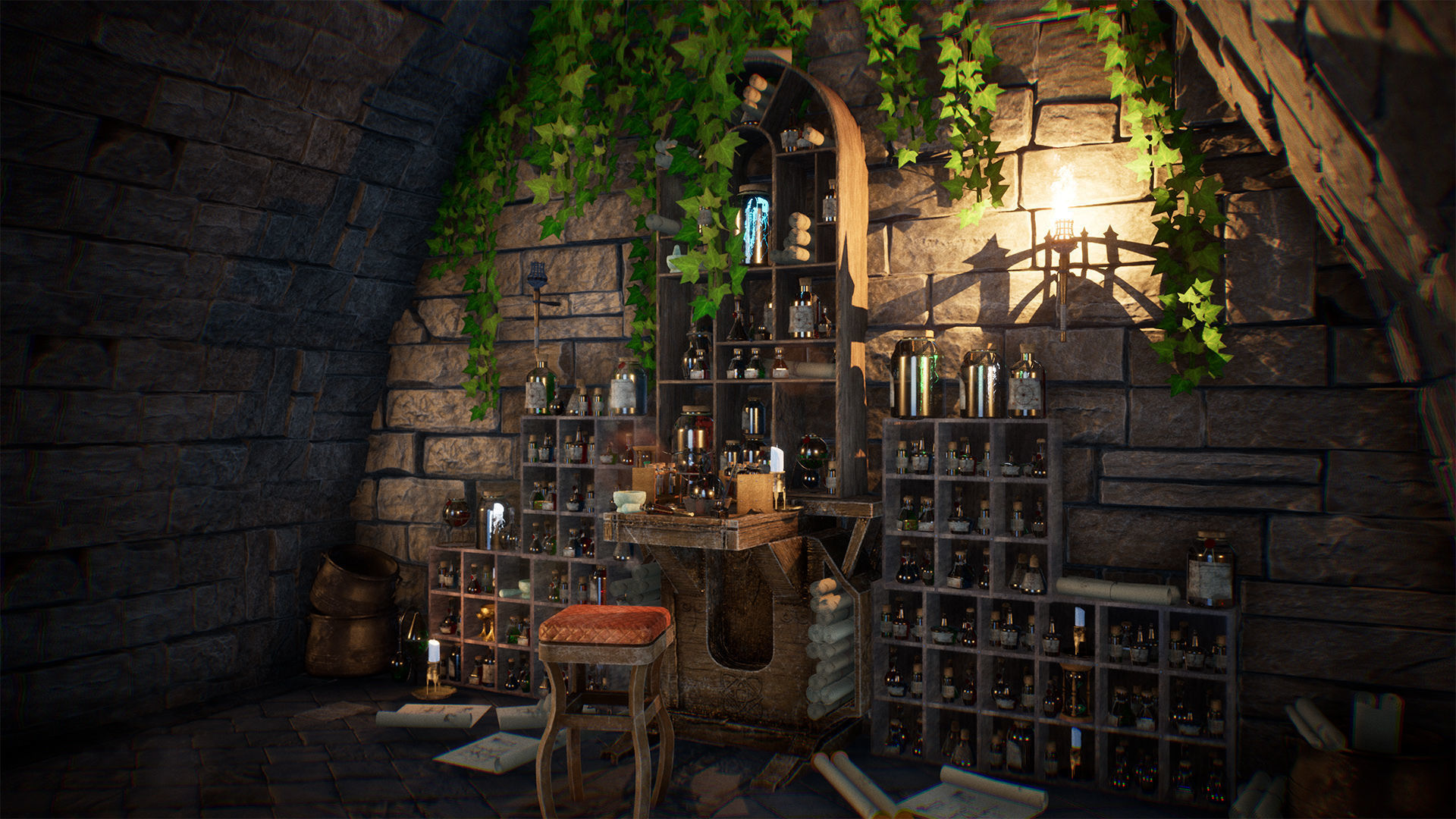 3D model Potion Master 45 Assets VR / AR / low-poly | CGTrader