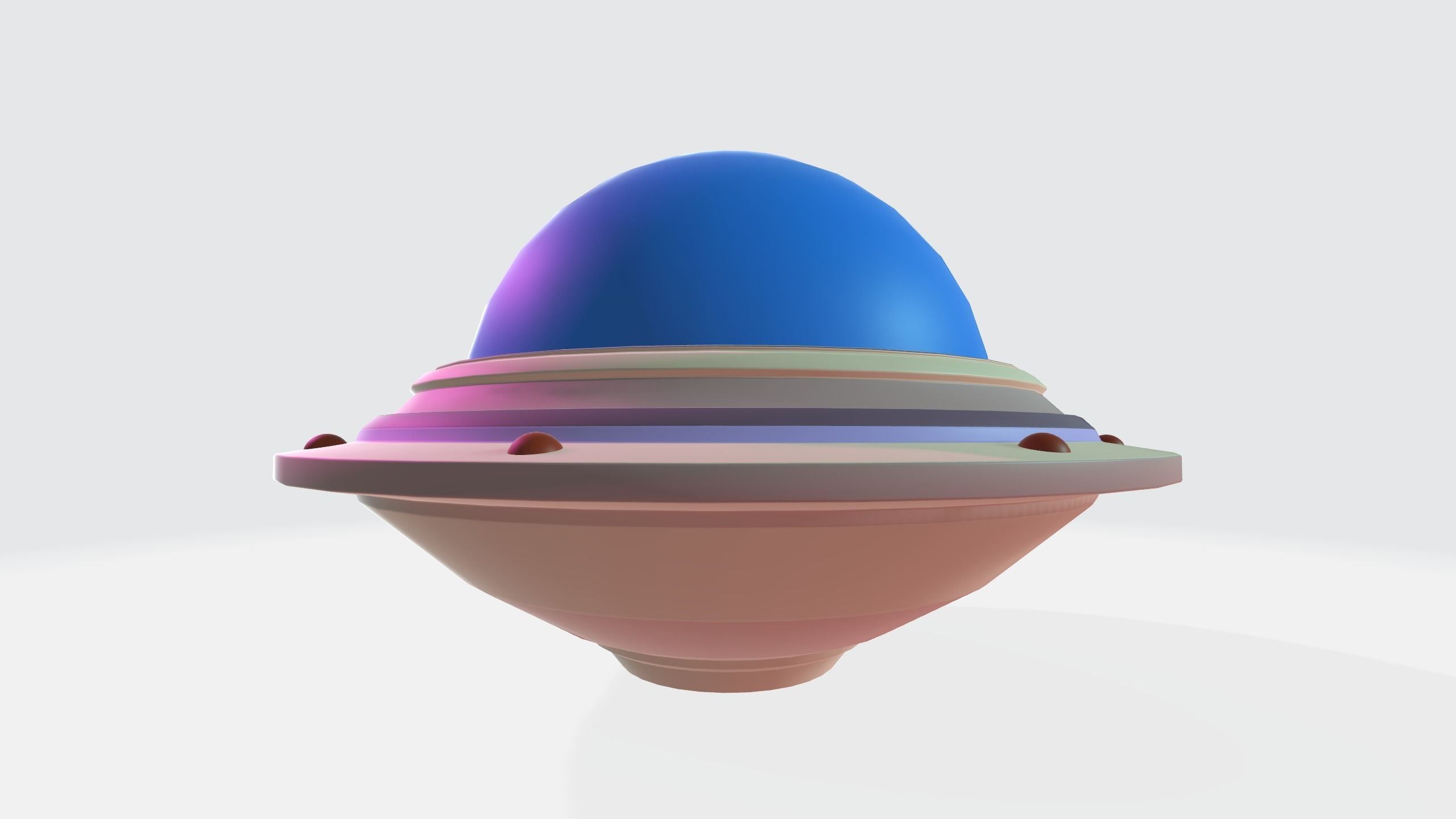 3D model UFO for game VR / AR / low-poly | CGTrader