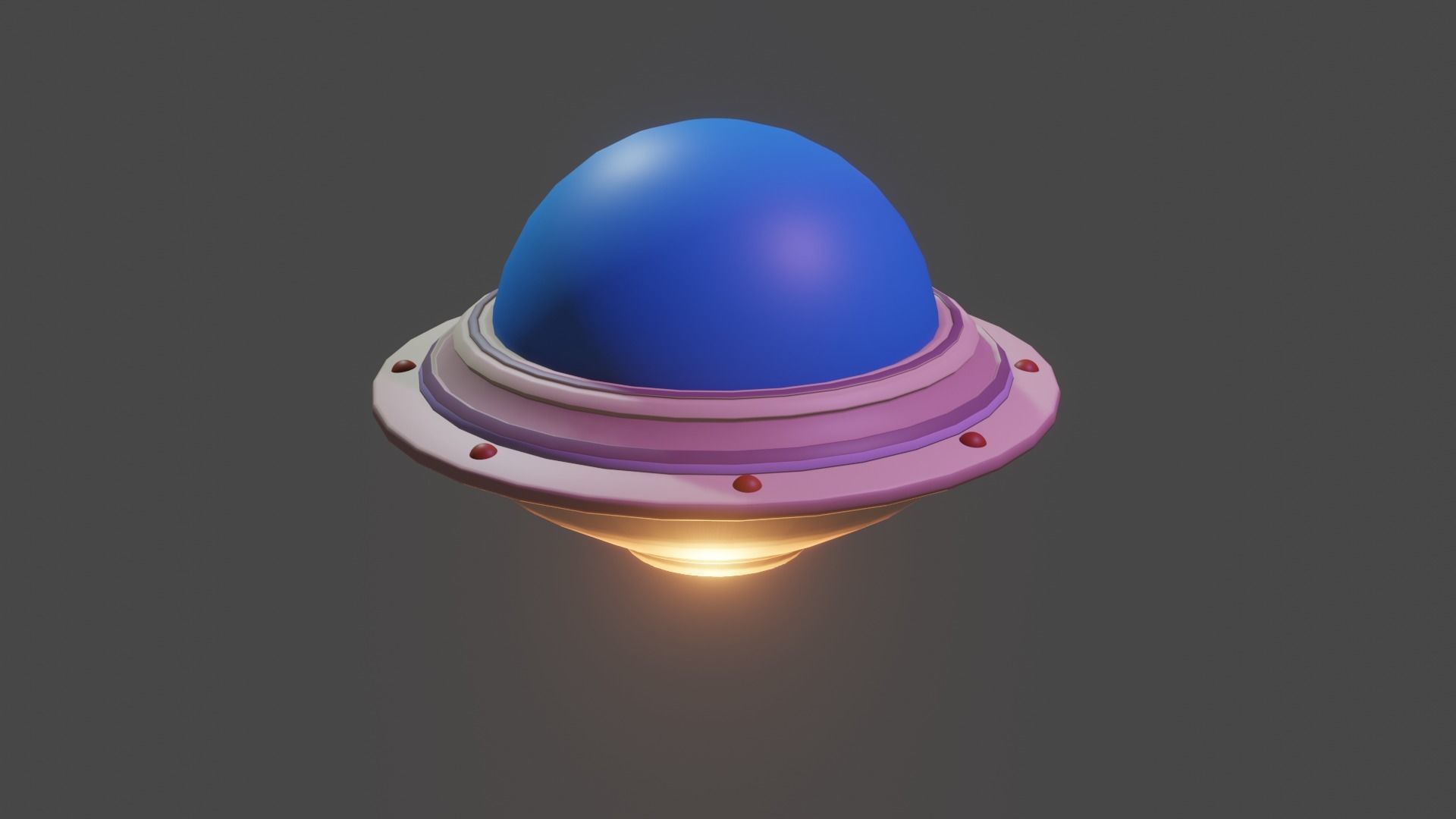3D model UFO for game VR / AR / low-poly | CGTrader