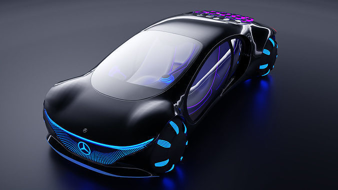 3D model Mercedes Vision avtr VR / AR / low-poly | CGTrader
