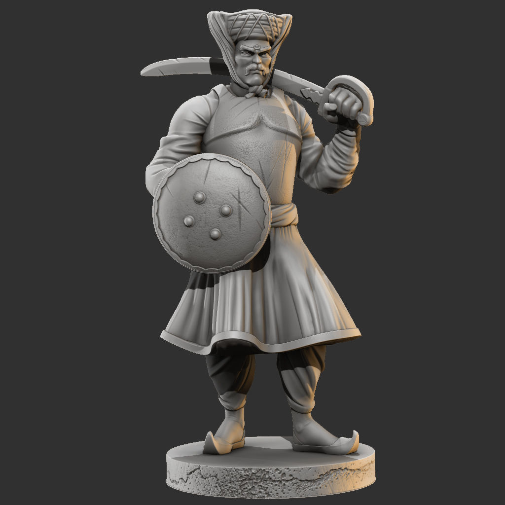 Mawala Maratha Warrior 1 3D model 3D printable | CGTrader
