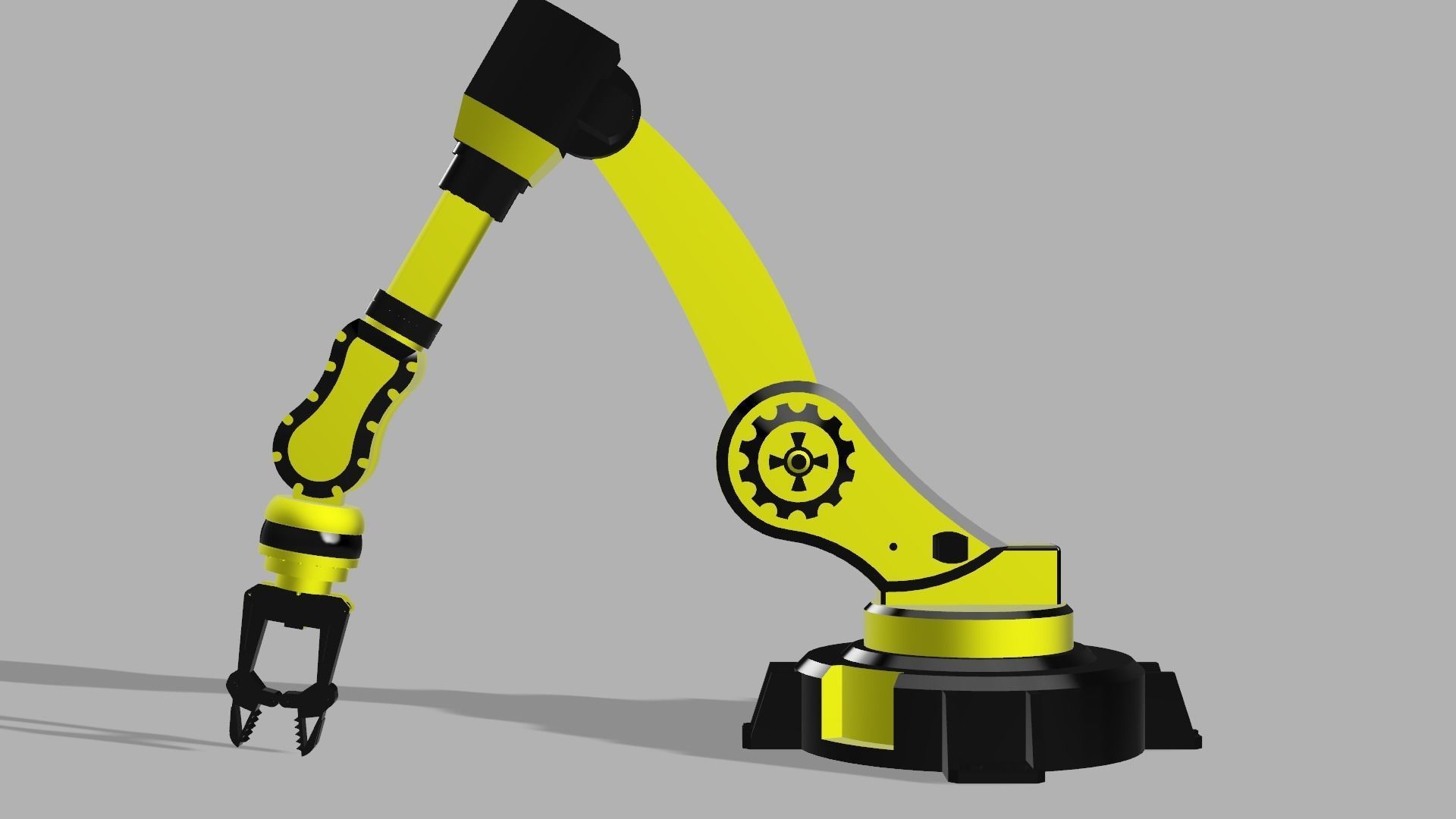 An industrial robot 3D model 3D printable | CGTrader