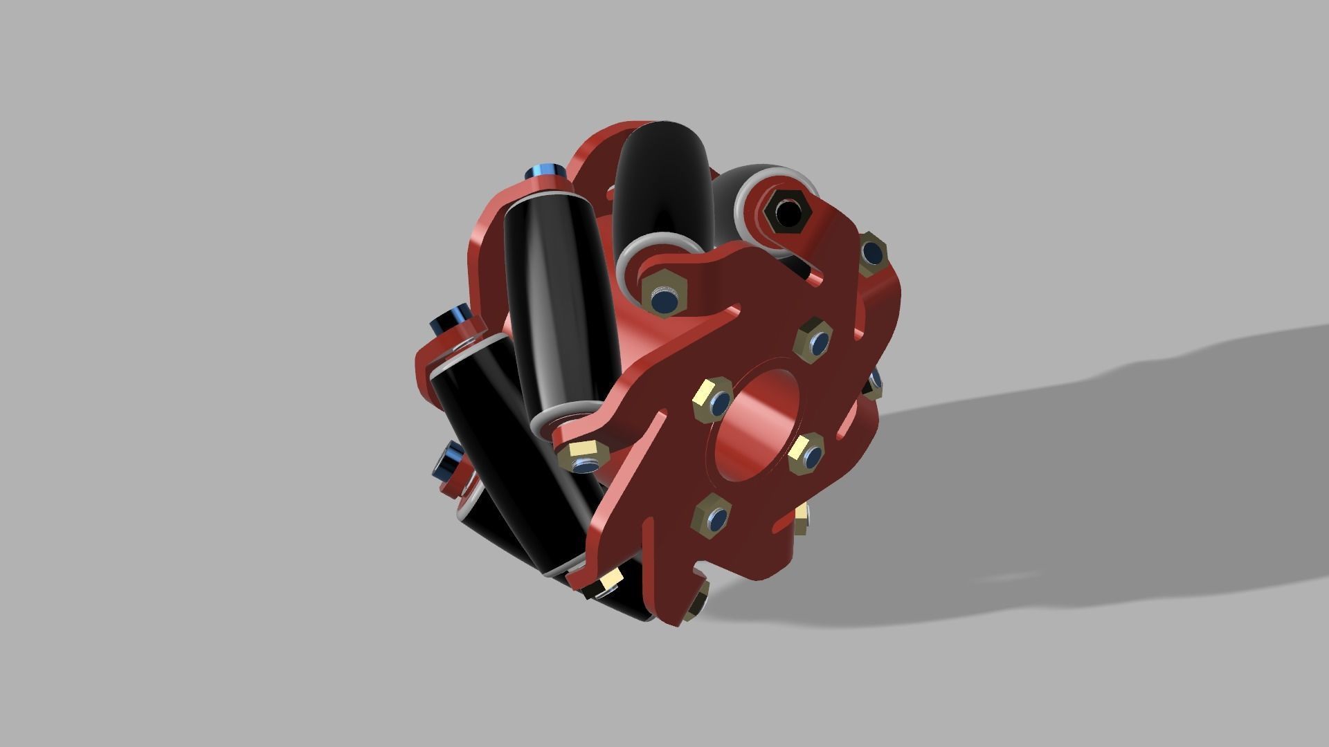 A mecanum wheel 3D model 3D printable | CGTrader