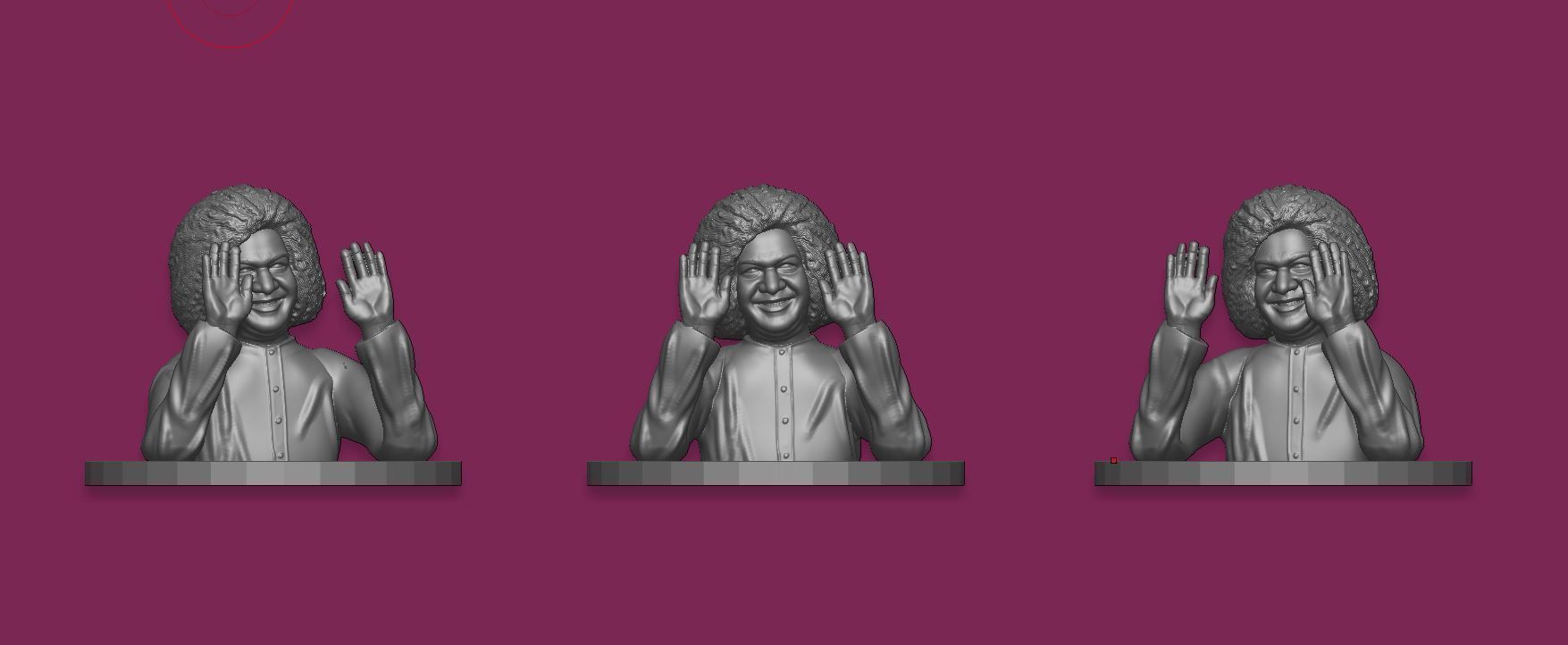 Sathya Sai Baba 3D model 3D printable | CGTrader