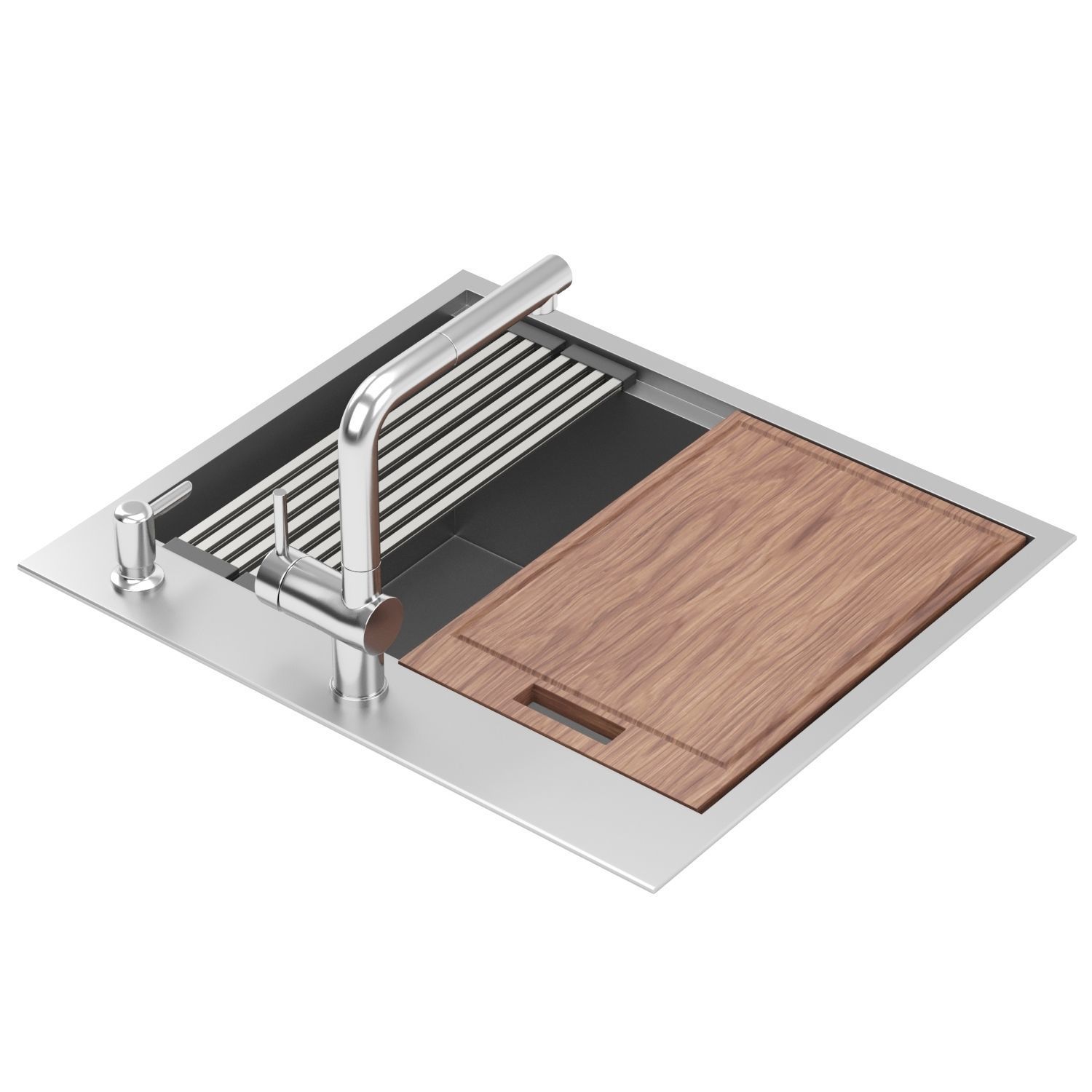 RUVATI-RVH8023 kitchen sink free 3D model | CGTrader