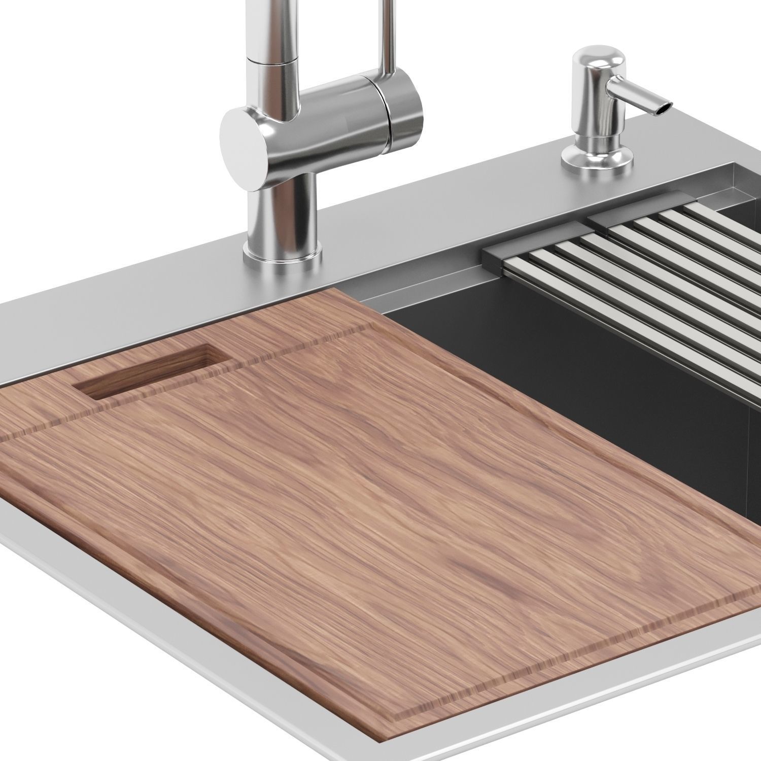 RUVATI-RVH8023 kitchen sink free 3D model | CGTrader