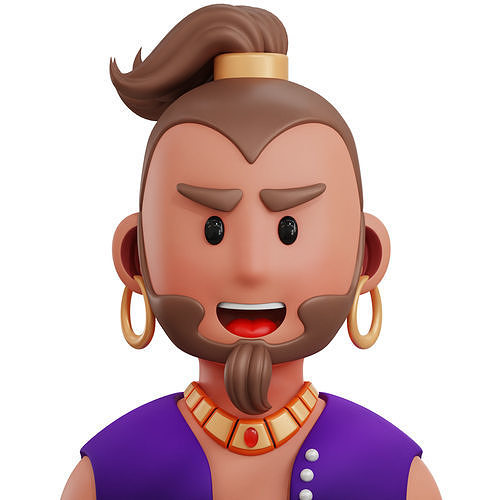 3D model Genie Avatar 3D Icon VR / AR / low-poly | CGTrader