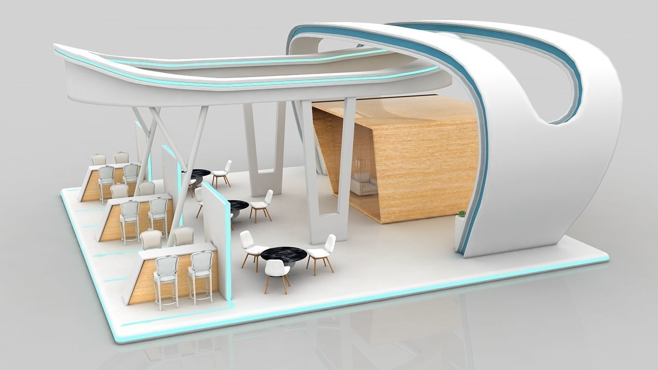 Exhibition Stall 3D model | CGTrader
