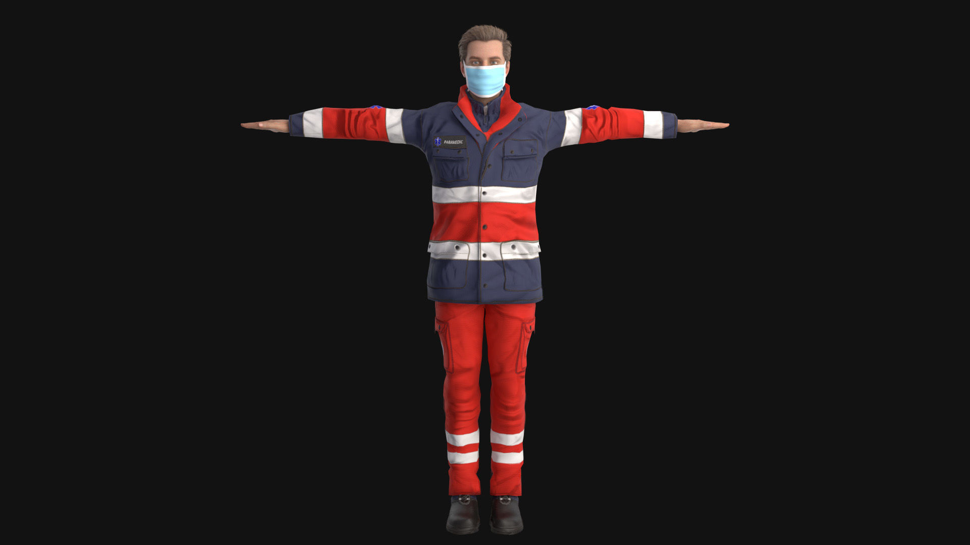 3D model Paramedic Rigged VR / AR / low-poly | CGTrader