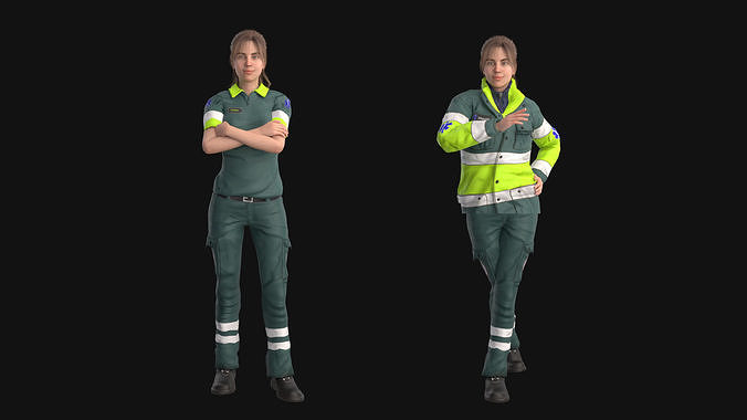 3D model Paramedic Rigged VR / AR / low-poly | CGTrader
