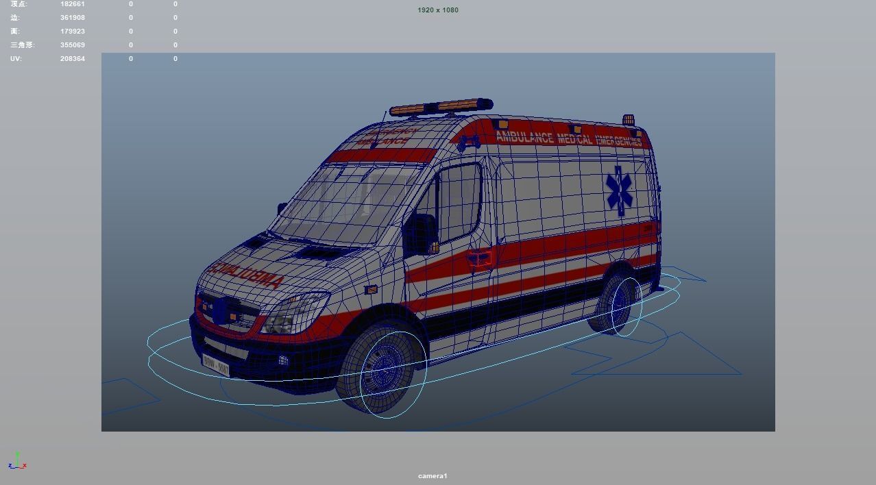 3D model Ambulance Rigged VR / AR / low-poly | CGTrader