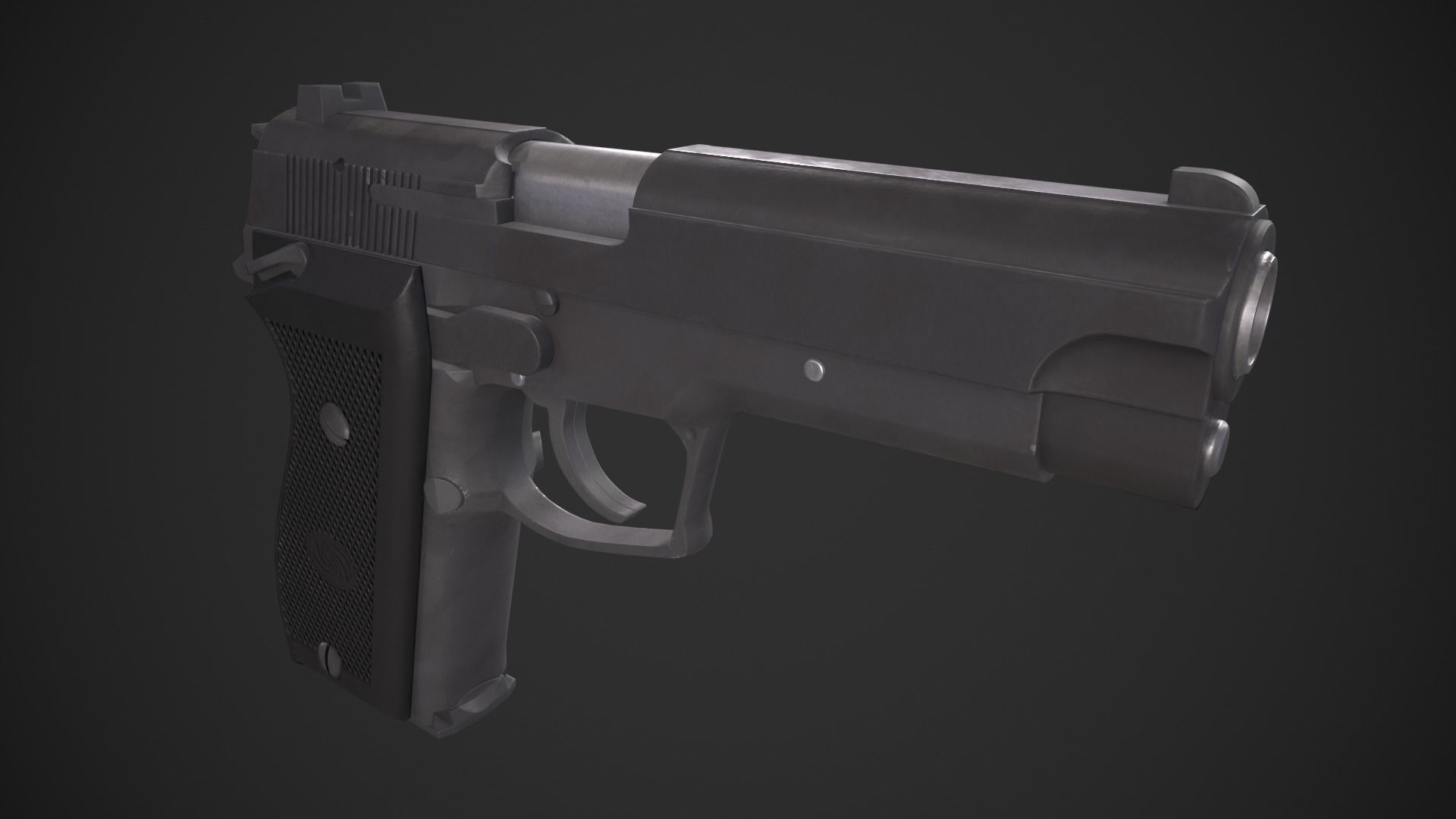 3D model DP51 Pistol VR / AR / low-poly | CGTrader