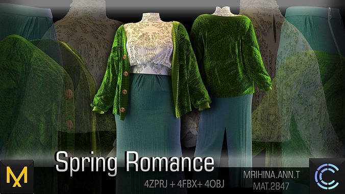 Spring romance 3D model | CGTrader