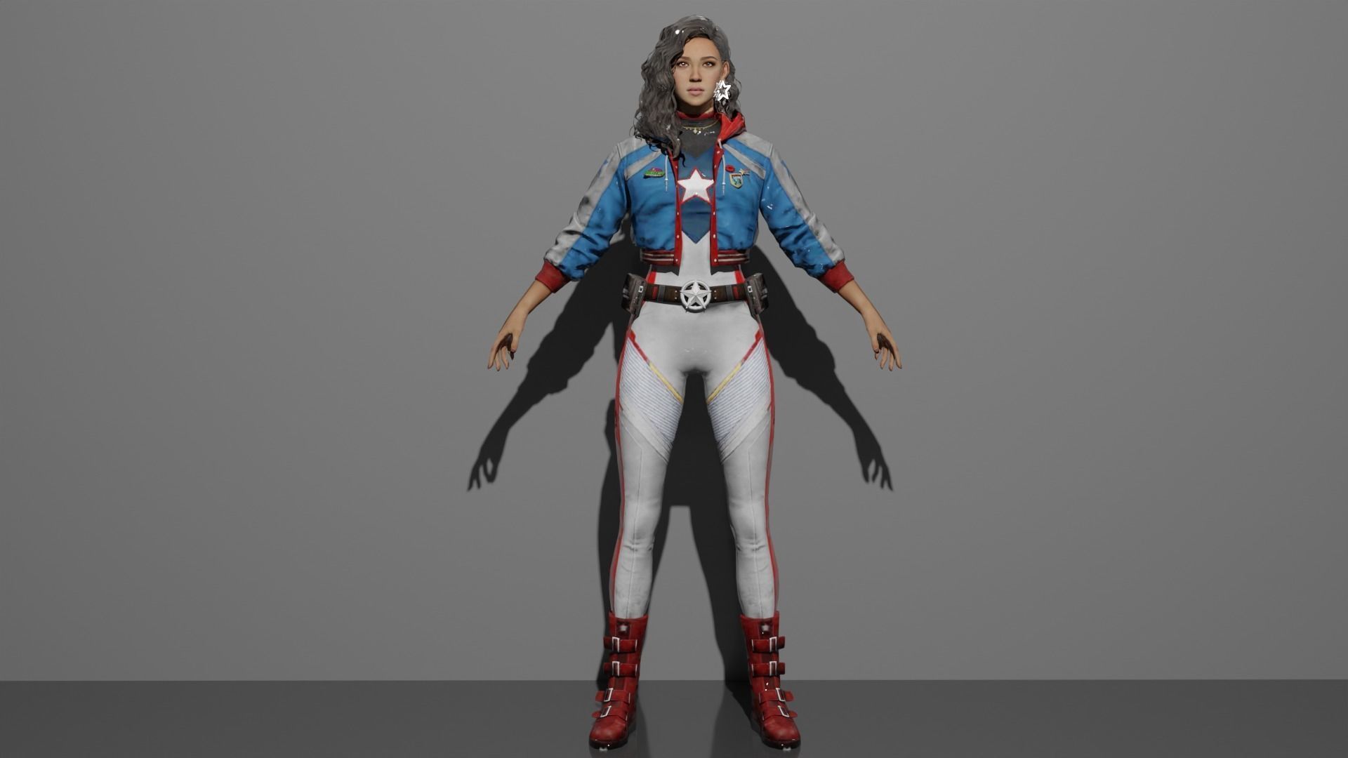 3D model American Chavez VR / AR / low-poly | CGTrader