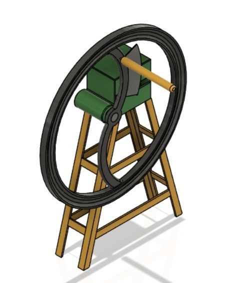 Chaff cutter machine 3D model | CGTrader