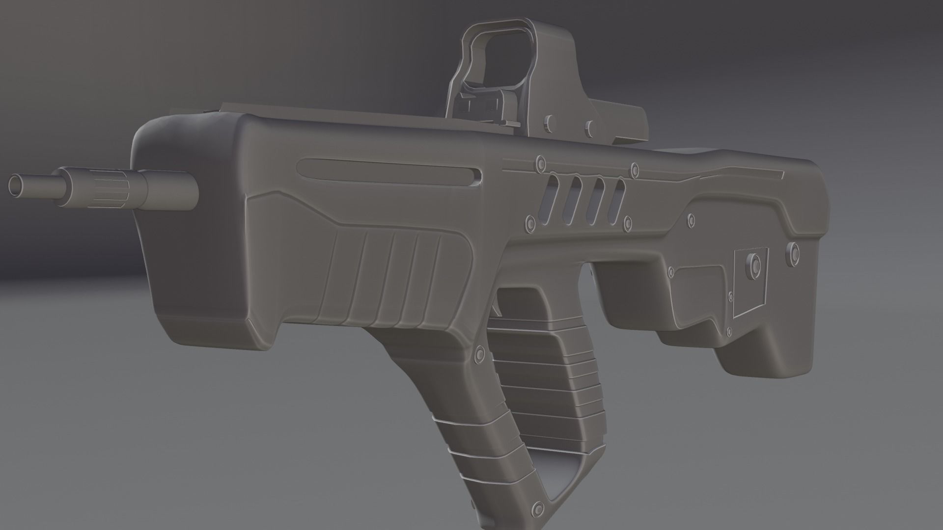 Assault Rifle 3d Model 3D model | CGTrader