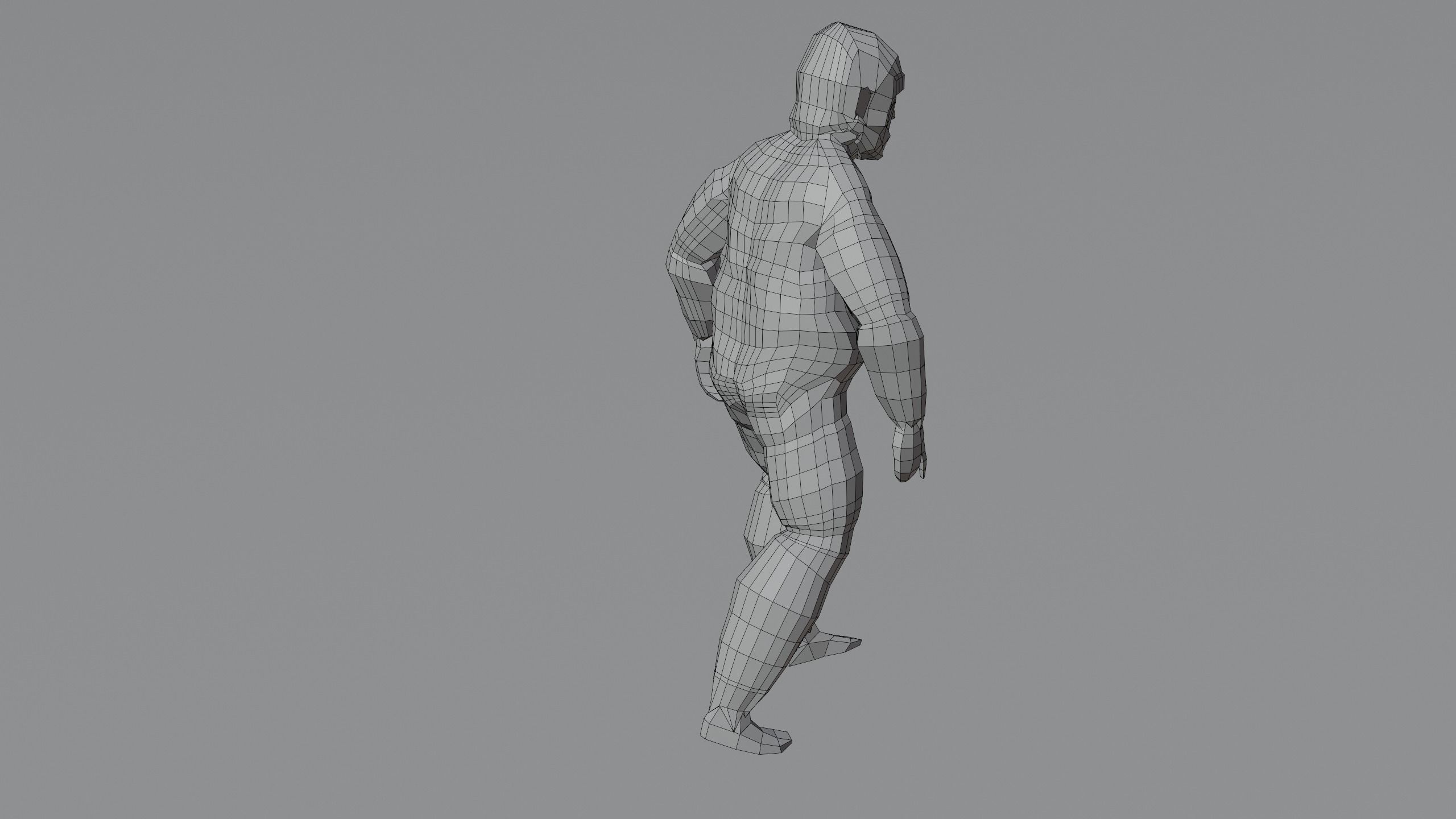 3D model Bigfoot Yeti Sasquatch Abominable Snowman Rigged VR / AR / low ...