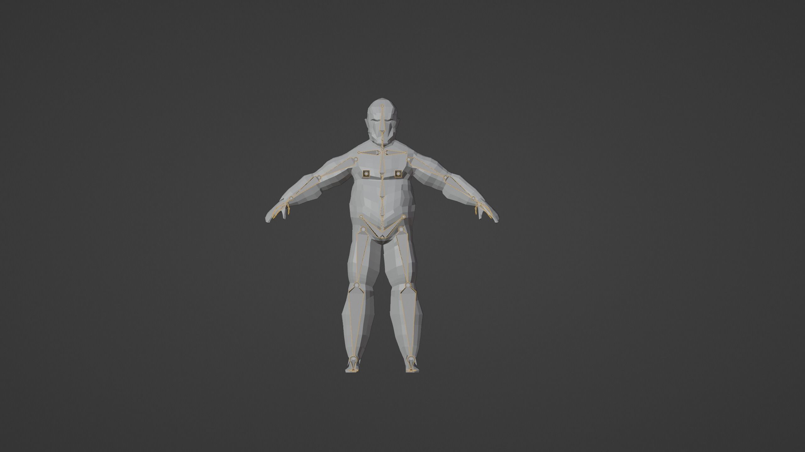 3D model Bigfoot Yeti Sasquatch Abominable Snowman Rigged VR / AR / low ...