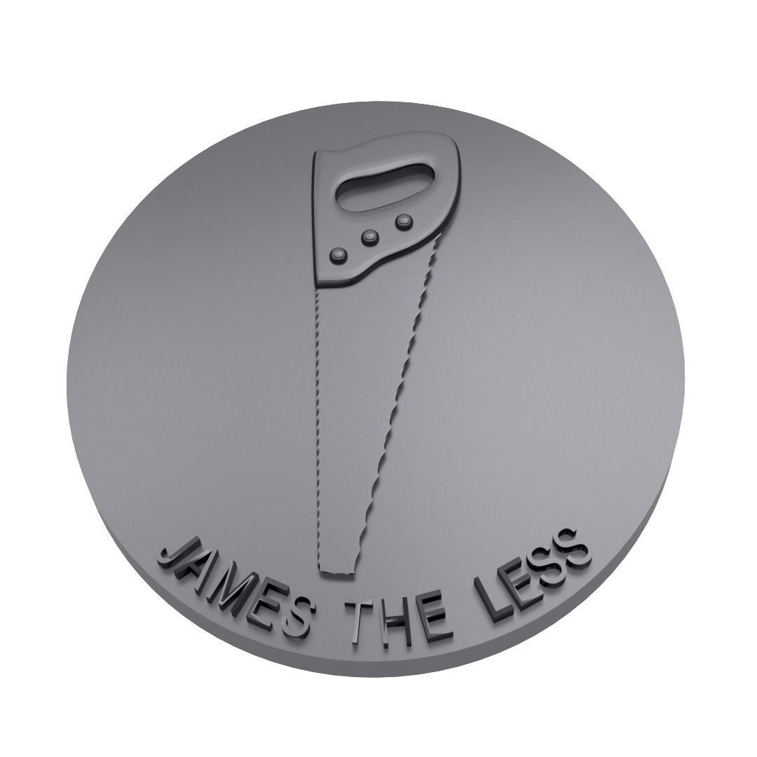 Symbols of the Apostles - JAMES THE LESS 3D model | CGTrader