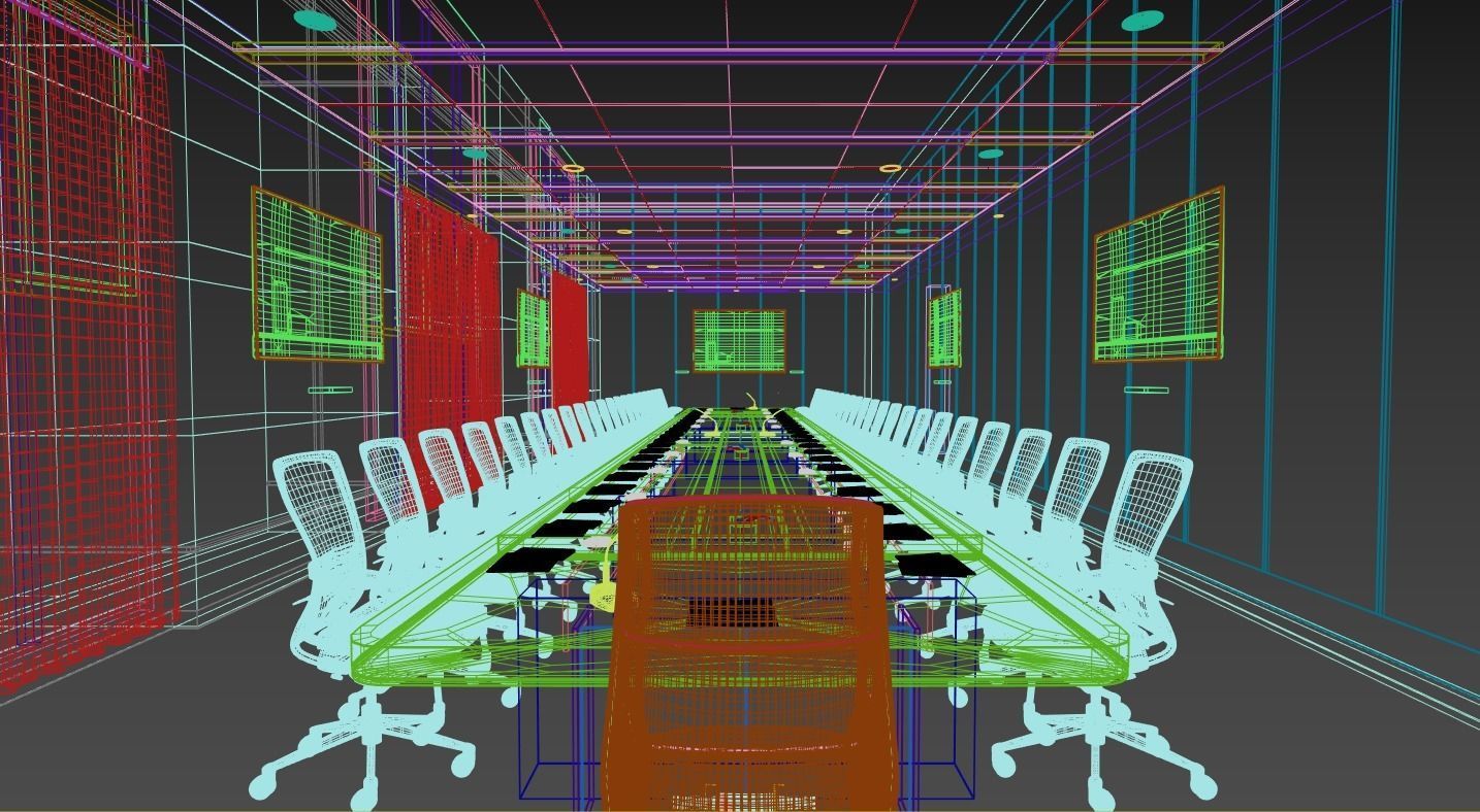 Conference Room 3D model | CGTrader